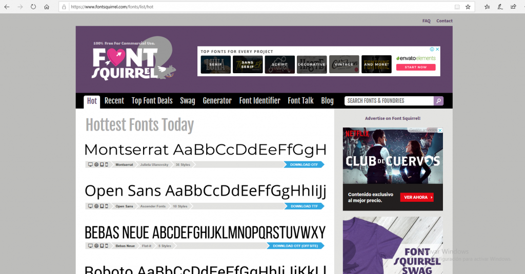 5 sitios para descargar fuentes gratis | fuentes de calidad gratis